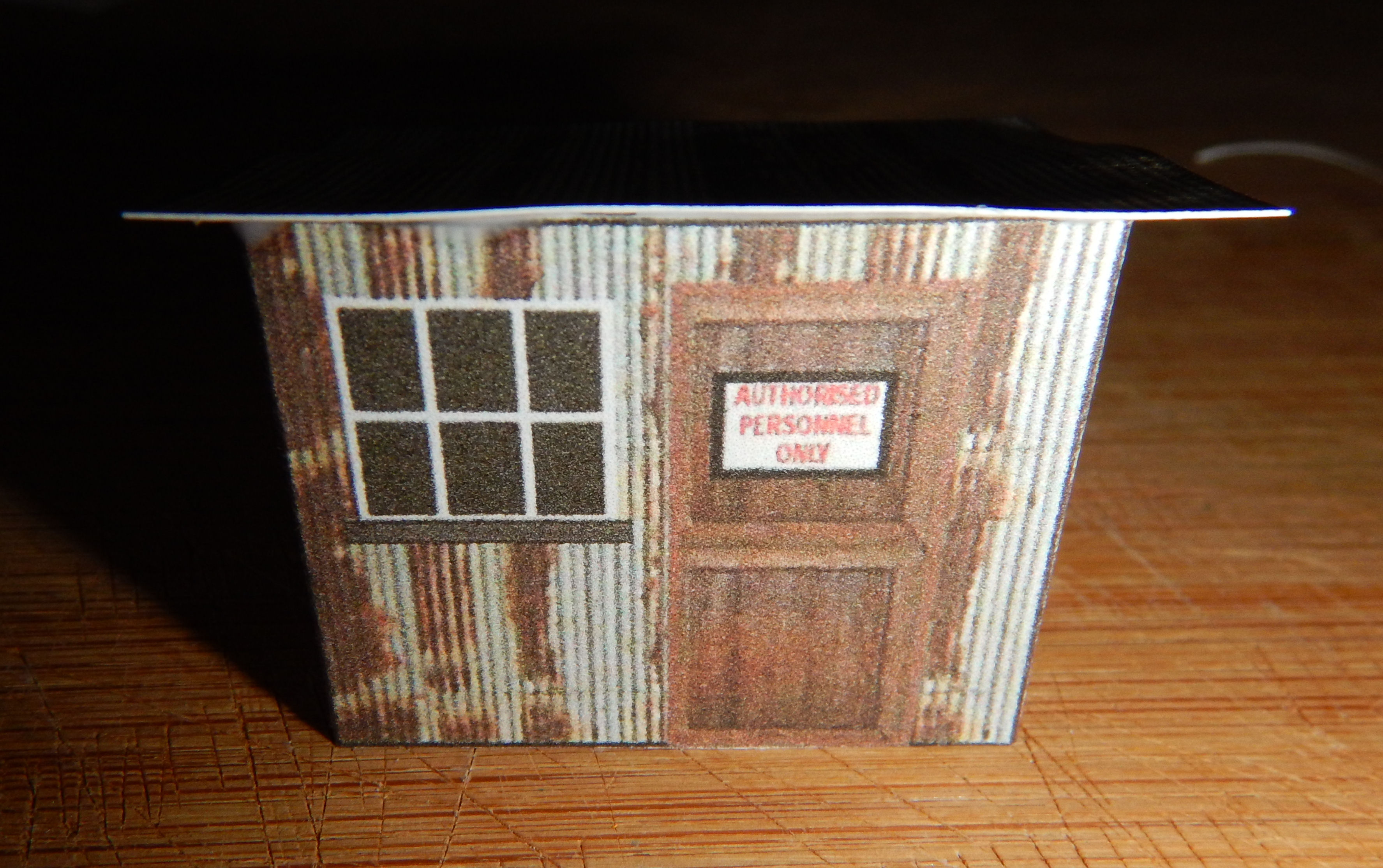 Build Your Own Free Printable Metal Storage Sheds (HO Scale)