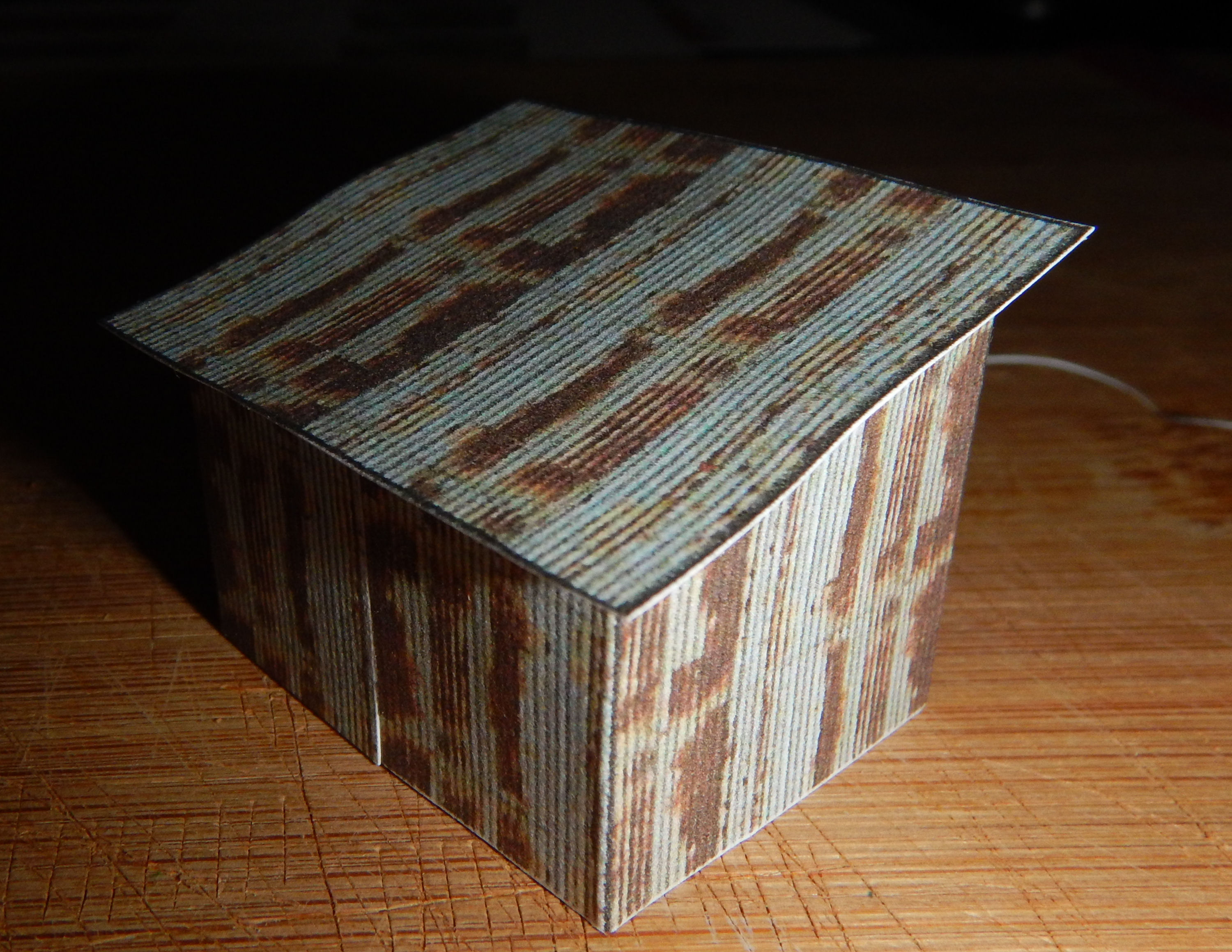 Build Your Own Free Printable Metal Storage Sheds (HO Scale)