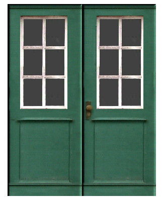 Printable N Scale Model Train Set Railroad Doors Free