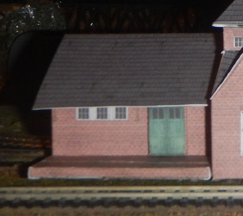 Build your own N Scale Small Town Passenger Train Station.