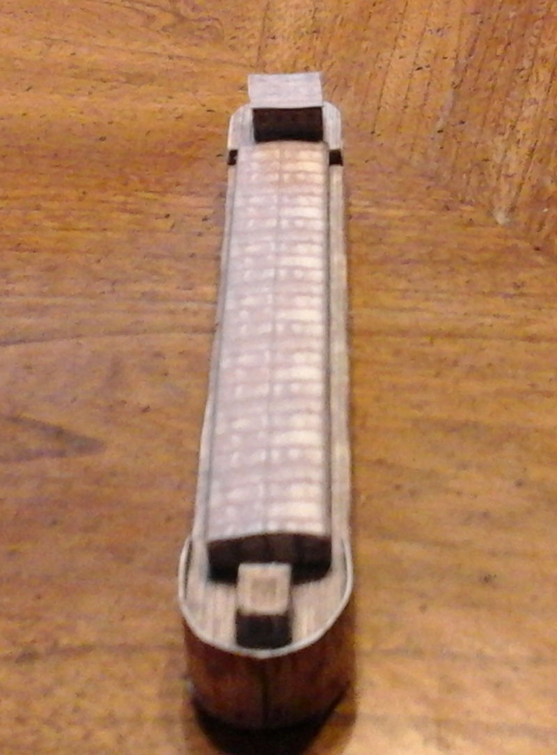 Free Printable N Scale River Barge for Train Set Layouts.