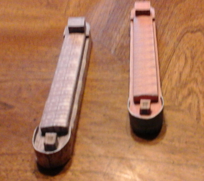 Free Printable N Scale River Barge for Train Set Layouts.