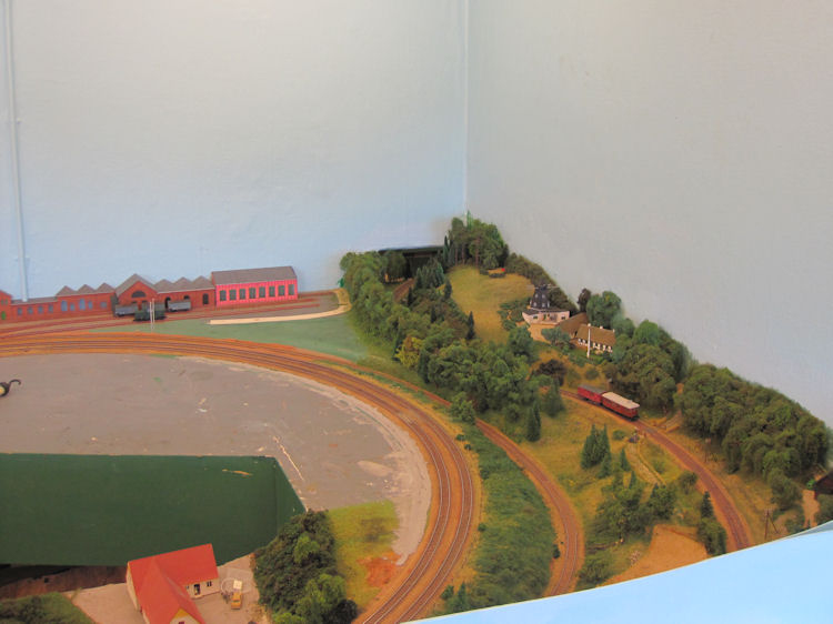 Model jernbaneklubben Model railway club HO Aalborg Denmark.
