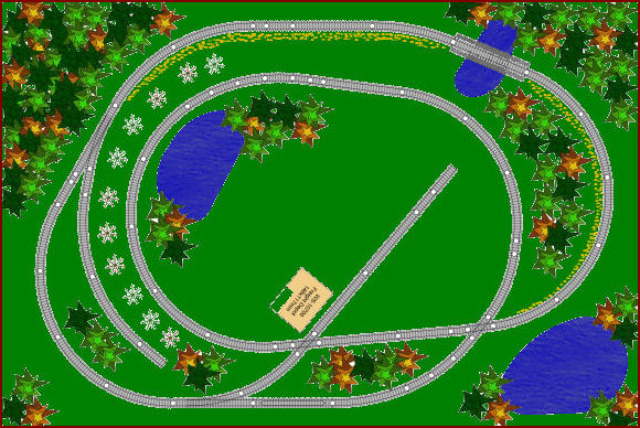 HO Scale 6x4 Model Train Set layouts for Model Railroaders.