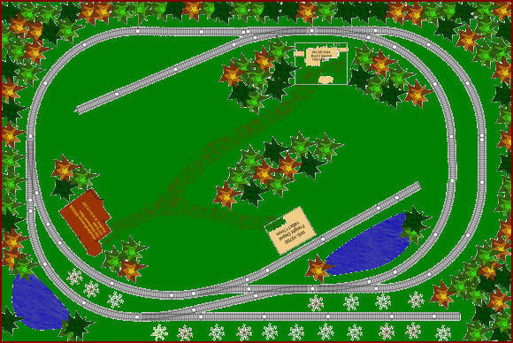 HO Scale 6x4 Model Train Set layouts for Model Railroaders.