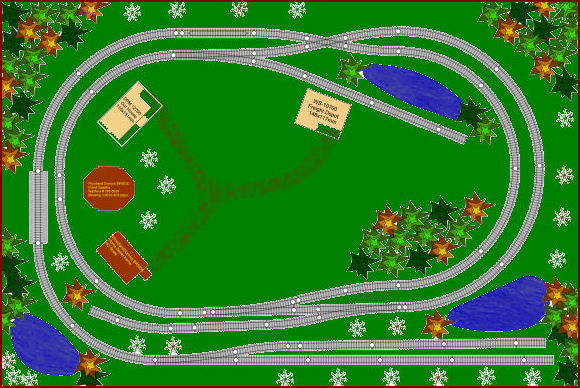 HO Scale 6x4 Model Train Set layouts for Model Railroaders.