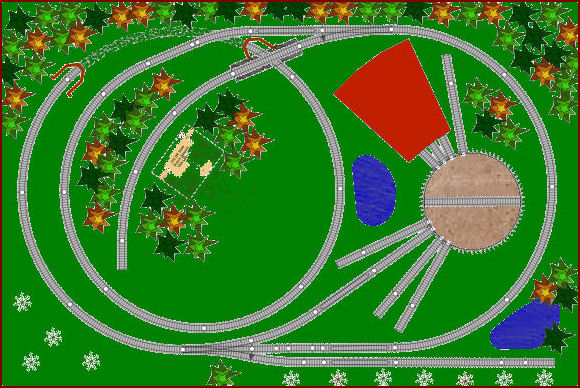 HO Scale 6x4 Model Train Set layouts for Model Railroaders.