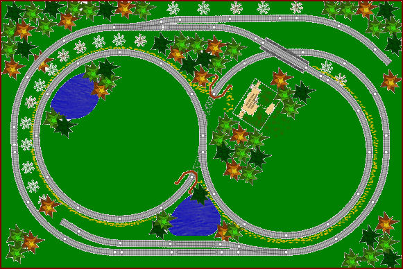 HO Scale 6x4 Model Train Set layouts for Model Railroaders.